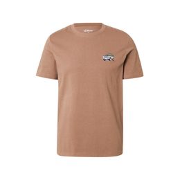 s.Oliver Shirt Herren Gr&ouml;&szlig;e S braun / gelb / schwarz / wei&szlig;