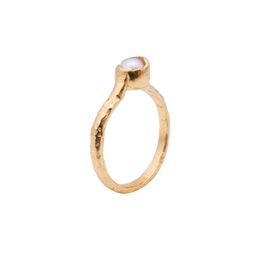 Haze&glory Ring Damen Gr&ouml;&szlig;e 58 gold / perlwei&szlig;