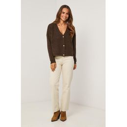 Soft Cashmere Cardigan in Braun - 71% | Gr&ouml;&szlig;e 34/36 | Damen-pullover-cardigans