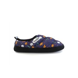nuvola Hausschuhe "Printed 20 Teddy" in Blau | Gr.: 44,5