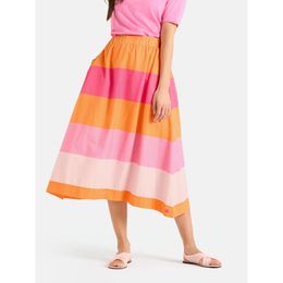 LIEBLINGSST&Uuml;CK Lieblingsst&uuml;ck Damen Midirock &raquo;GinaL&laquo; im Streifendesign, Baumwoll-Mix 34