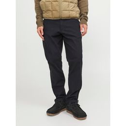 Jack & Jones Jack & Jones Herren Chinohose &raquo;JPSTMARCO JJFURY AKM&laquo; Baumwollmischung, slim fit schwarz 29, L&auml;nge 32