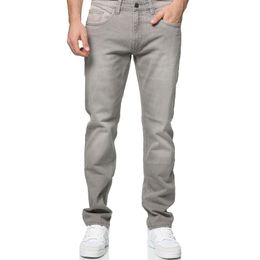 INDICODE Herren Regular-fit-Jeans &raquo;INTony&laquo; Baumwollmischung, regular fit grau 32, L&auml;nge 32