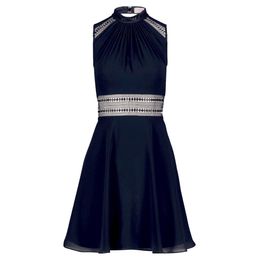 Vera Mont Cocktailkleid mit Spitzeneinsatz in Night Sky | Gr.: 32