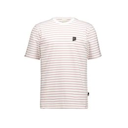 CHASIN' Chasin' T-Shirt 'Shore' Herren Gr&ouml;&szlig;e M altrosa / wei&szlig;