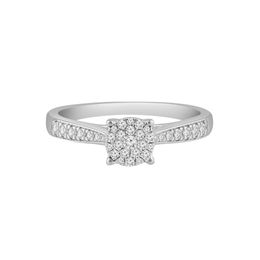 Diamant Exquis Ring Damen Gr&ouml;&szlig;e 52 silber