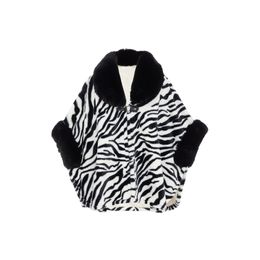 Fraully Cape Damen Gr&ouml;&szlig;e M schwarz / wei&szlig;