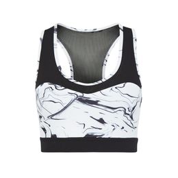 active by Lascana LASCANA ACTIVE Funktionsshirt in wei&szlig;-marmoriert | Gr.: 32/34