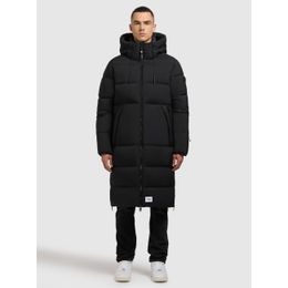 Khujo Herren Steppmantel "RIGO2"schwarz, Gr. L, unifarben, Web, 100% Polyester, M&auml;ntel