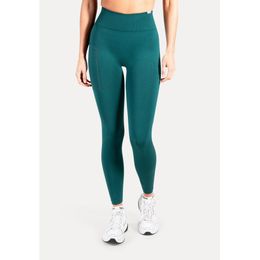 Smilodox Leggings Adrielle Pocket Seamless in Dunkelgr&uuml;n | Gr.: XL