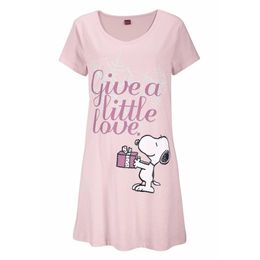 PEANUTS Sleepshirt in rosa | Gr.: 40-42
