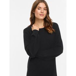 Vila Damen Strickkleid &raquo;VIRIL L/S VOLUME SLEEVE KNIT DRESS-NOOS&laquo; Materialmix, normal geschnitten S, N-Gr