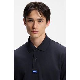 Hugo Herren Hugo Poloshirt &raquo;Nolitos&laquo; Polokragen, Loose Fit, reine Baumwolle schwarz S