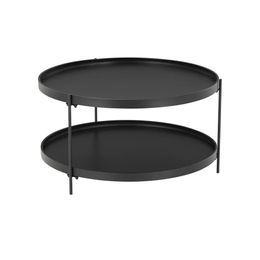 M&ouml;bel Kraft Couchtisch schwarz Ma&szlig;e (cm): H: 46 &Oslash;: 84.0 &raquo; M&ouml;bel Kraft