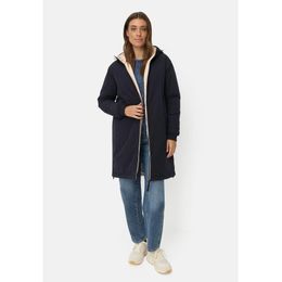 Camel Active Wendemantel mit 2-Wege Rei&szlig;verschluss in Navyblau | Gr.: 48