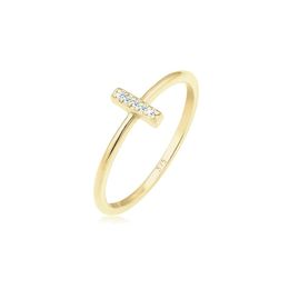 Elli DIAMONDS Ring 375 Gelbgold Kreuz in Gold | Gr.: 52
