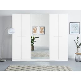 Kleiderschrank OTTO HOME, B:271cm H:229cm T:54cm, wei&szlig;, Holzwerkstoff, Kinderzimmer, Schr&auml;nke, "Mehrzweckschrank Aktenschrank M&ouml;bel Mietswohnung