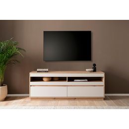 Lowboard Home Affaire, B:162cm H:60cm T:45cm, beige, Wohnzimmer, Sideboards, "Sonora, moderner TV-Unterschrank, Kommode in Eiche Artisan,