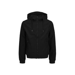 Jack & Jones Jack and Jones Jacke Basic Softshell Hood in Schwarz | Gr.: M