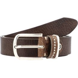 b.belt G&uuml;rtel 'Cleo' Damen Gr&ouml;&szlig;e 95 braun / silber