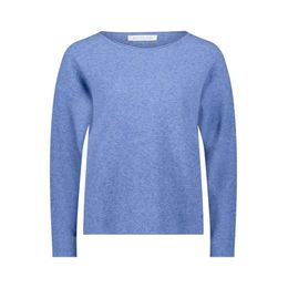 BETTY & CO BETTY & CO Strickpullover mit Rundhalsausschnitt in Middle Blue Melange | Gr.: 40
