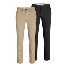 Jack & Jones Jack & Jones Herren Chinohose &raquo;SLIM FIT MARCO 2PCS&laquo; beige 36, L&auml;nge 34