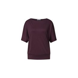 Street One Langarmshirt in rustic rouge | Gr.: 40
