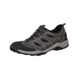 Rieker Slipper in schwarz/rauch/rauch | Gr.: 42