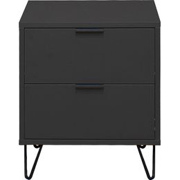M&auml;usbacher Kommode M&Auml;USBACHER, B:51cm H:60cm T:45cm, grau, Holzwerkstoff, Sideboards, "Bonnie", Kommode mit Drahtgestell