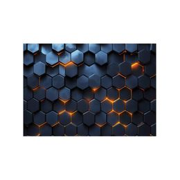 WALLARENA Fototapete Jungen in Blau | Gr.: 250 x 175 cm