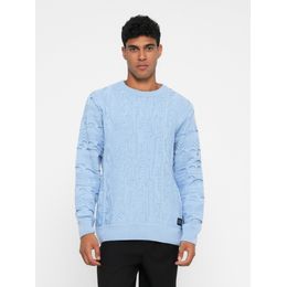 Carlo Colucci Sweater 'Esposini' male size 5XL Light blue
