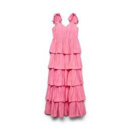 V&eacute;ro Moda Vero Moda Mehrlagiges Kleid in Pink Cosmos | Gr.: S
