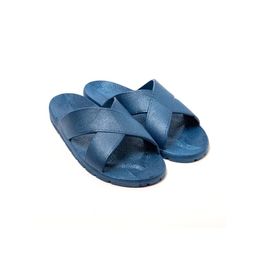 Brasileras Pantoletten "Loopz" in Blau | Gr.: 45
