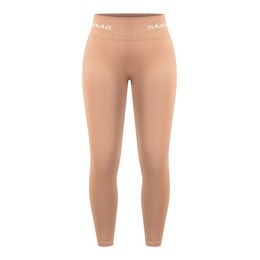 Smilodox Scrunch Leggings Azura Highwaist Damen Gr&ouml;&szlig;e S taupe