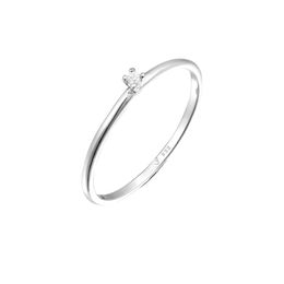 Elli DIAMONDS Ring Damen Gr&ouml;&szlig;e 56 wei&szlig;