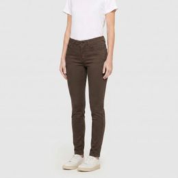 MAC Damen MAC Skinny-fit-Jeans &raquo;Dream Skinny&laquo; in hochelastische Qualit&auml;t f&uuml;r den perfekten Sitz braun 40, L&auml;nge 32