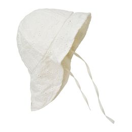 EN FANT Kinder Hut "Sun hat w. string" in Wei&szlig; | Gr.: 2-4 Jahre