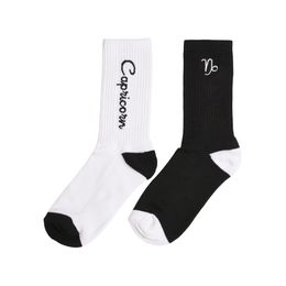 Mister Tee Basic Socks in black/white capricorn | Gr.: 39-42
