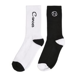 Mister Tee Basic Socks in black/white cancer | Gr.: 43-46