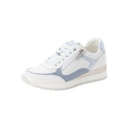 Marco Tozzi Sneaker in Wei&szlig;/Blau | Gr.: 36