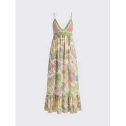 Miss June Kleid 'Robe Longue Hortensia' Damen Gr&ouml;&szlig;e 38/40 bunt Sommerkleid