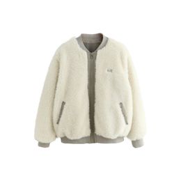 self. Fleecejacke Damen Gr&ouml;&szlig;e S/M pastellgr&uuml;n / wei&szlig;