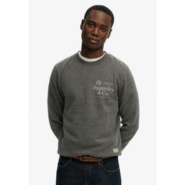 Superdry Herren Sweatshirt &raquo;1954 COMPANY RELAXED SWEAT&laquo;, Baumwollmischung, relaxed fit grau M