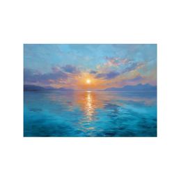 WALLARENA Fototapete Meer in Blau | Gr.: 400 x 280 cm