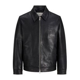 Jack & Jones Jack & Jones Lederjacke in Black | Gr.: S