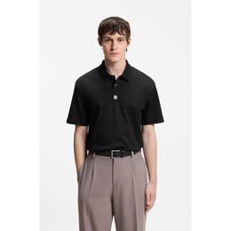 Hugo Herren Hugo Poloshirt &raquo;Deabono_D Metal Logo&laquo; Regular Fit, Premium Interlock Cotton XL