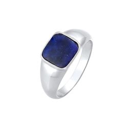 Elli Premium Ring Damen Gr&ouml;&szlig;e 58 blau / silber