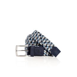 Tom Tailor Herren Tom Tailor Flechtg&uuml;rtel blau 100