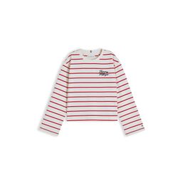 Tommy Hilfiger Shirt Jungen Gr&ouml;&szlig;e 110 rot / wei&szlig;