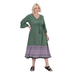 Ulla Popken Kleid in dunkel eukalyptus | Gr.: 54-56
